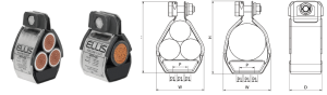 Vulcan+ Cable Cleat | Cable Cleats | Ellis Patents | Small Cables