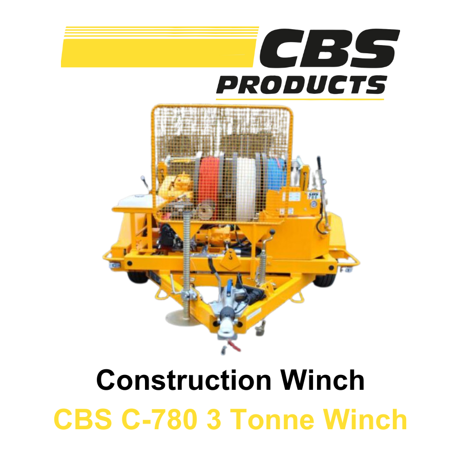 Overhead Line Construction Winch | CBS C-780 3 Tonne