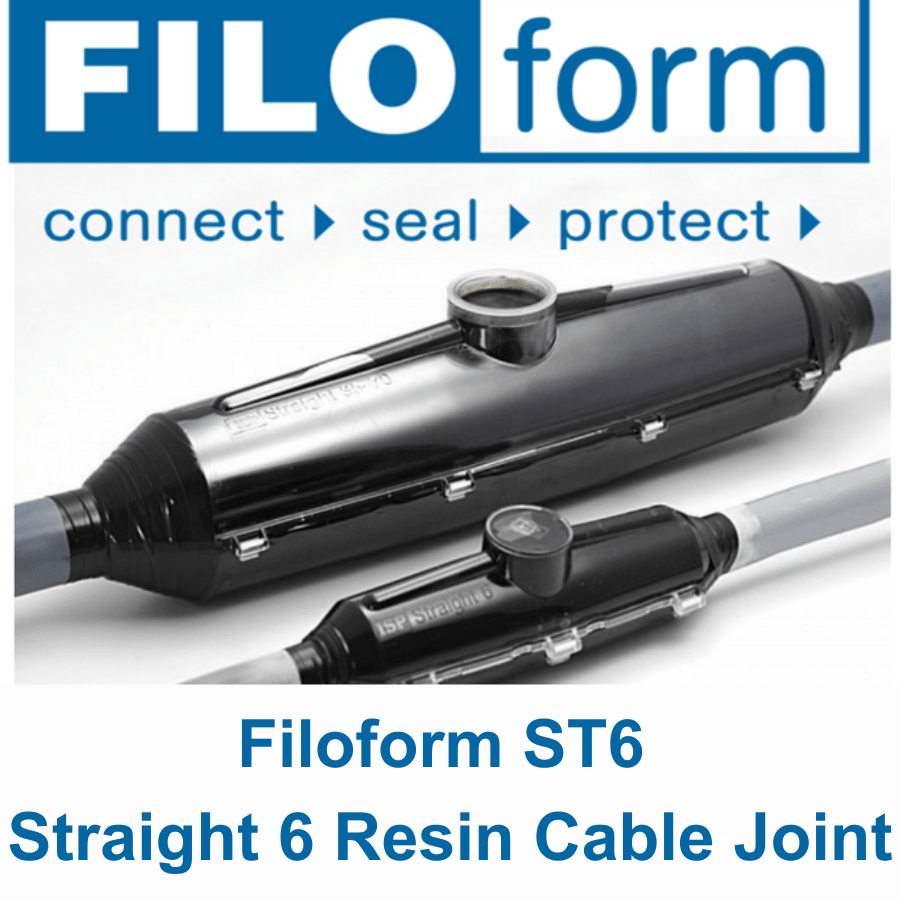 Straight 6 Resin Cable Joint | Filoform ST6 Joints | Cable Joint Kits