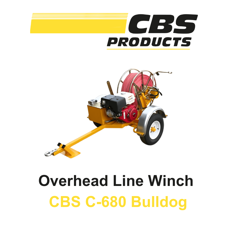 Overhead Line Winch | CBS C-680 Bulldog | Cable Pulling Laying