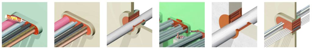 CSD NOFIRNO Pipe Penetration Sealing | Seals Cables Pipes