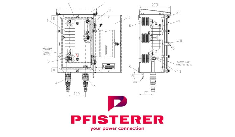 Earthing Link Box with SVL | LBM 1S, 2S, 3S Types | Pfisterer