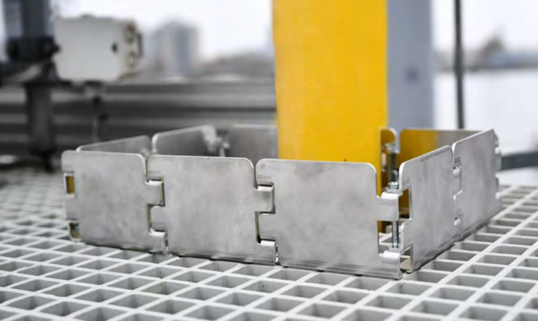 Adjustable Kick Plate CableSafe | Dropped Objects Prevention