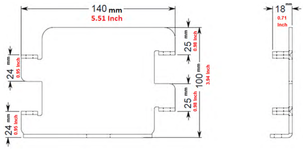 Adjustable Kick Plate CableSafe | Dropped Objects Prevention