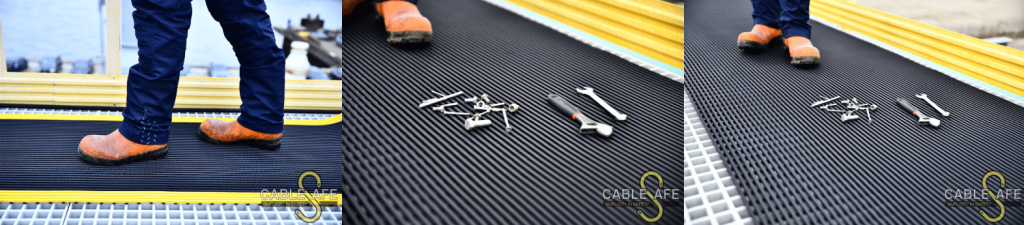 Adjustable Kick Plate CableSafe | Dropped Objects Prevention