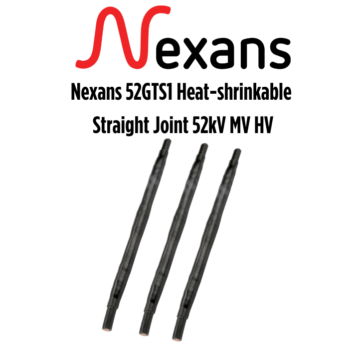 Nexans 52GTS1 Heat-shrinkable Straight Cable Joint 52kV MV HV