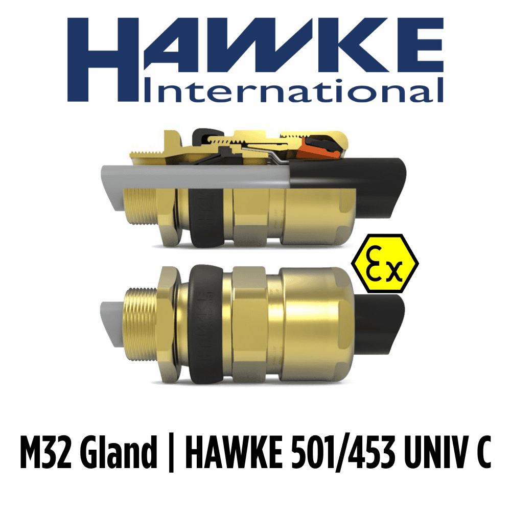 M32 Cable Gland | Hawke 501/453 UNIV C | ATEX Cable Glands