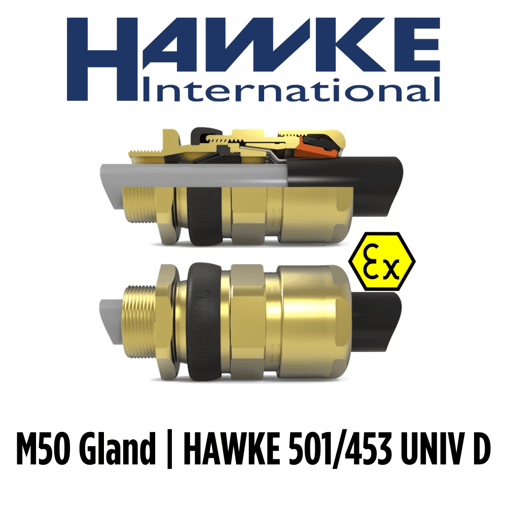M50 Cable Gland | HAWKE 501/453 UNIV D | ATEX Cable Glands