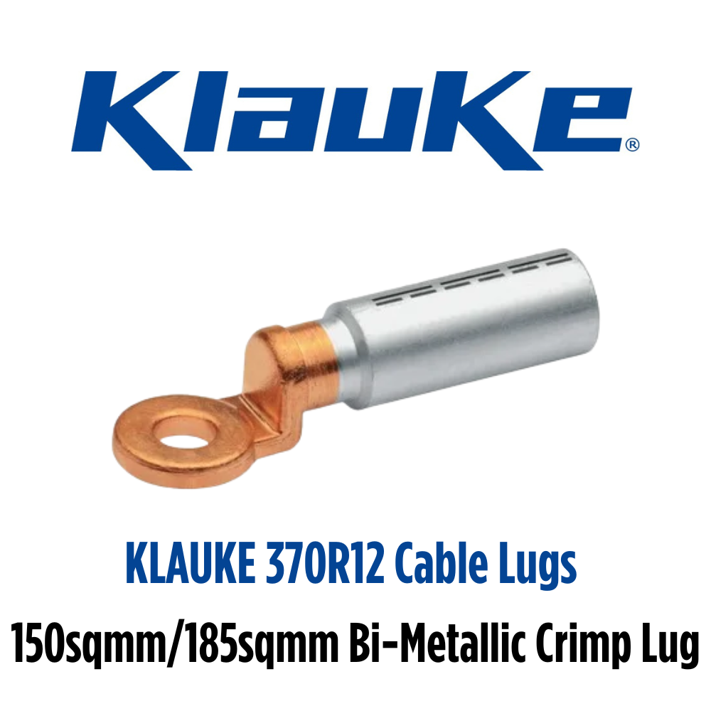 Klauke 370R12 Cable Lugs | 150 185sqmm Bi-Metallic Crimp Lug